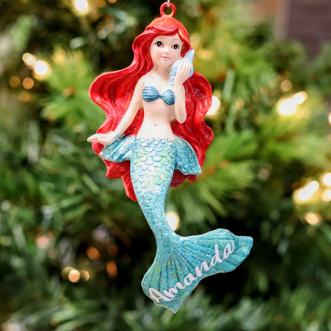 Personalized Mermaid Christmas Ornament - Etsy