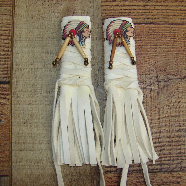 Leather Hair Wrap - Etsy