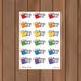 Discussion Post Reminder Stickers Class Stickers Script Word Stickers ...