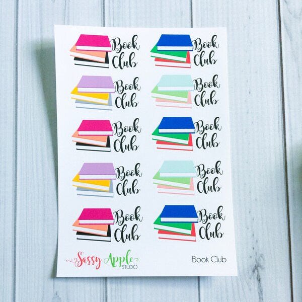 Book Club Reminder - Etsy