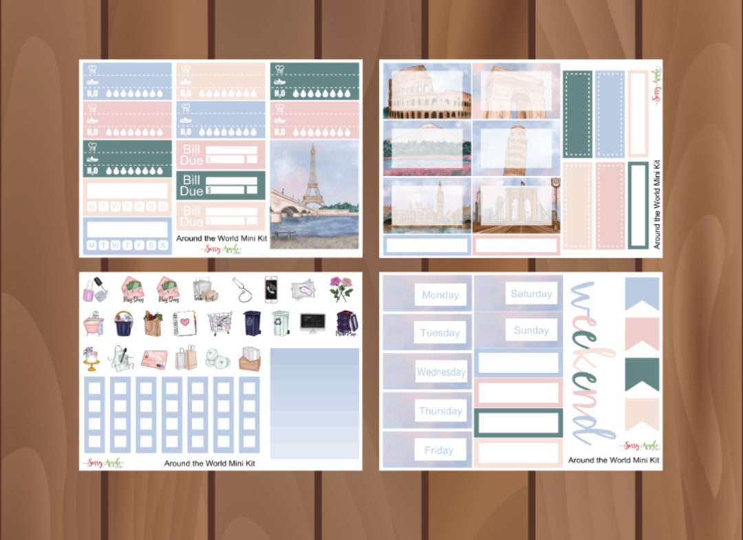 Around the World Mini Kit Travel Mini Kit World Landmark Mini Kit ...