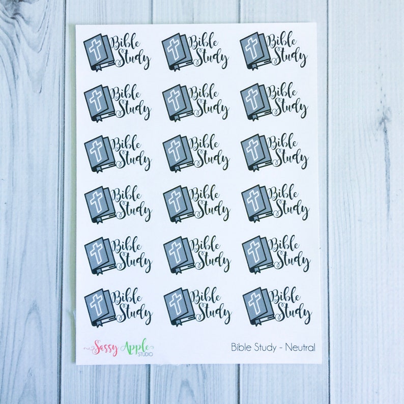 Bible Study Reminder Stickers Church Reminder Stickers - Etsy