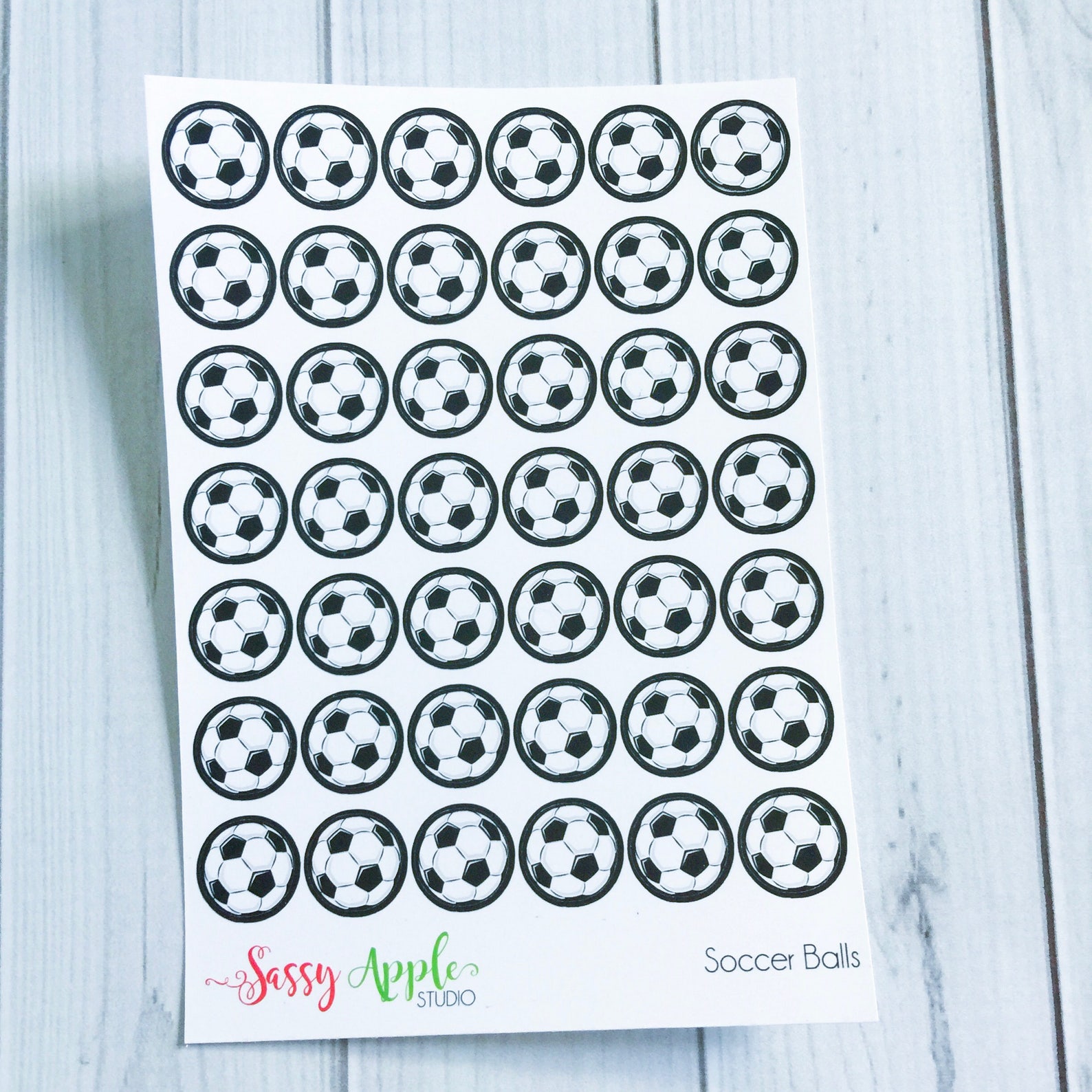 Soccer Stickers Soccer Ball Stickers Sports Stickers | Etsy