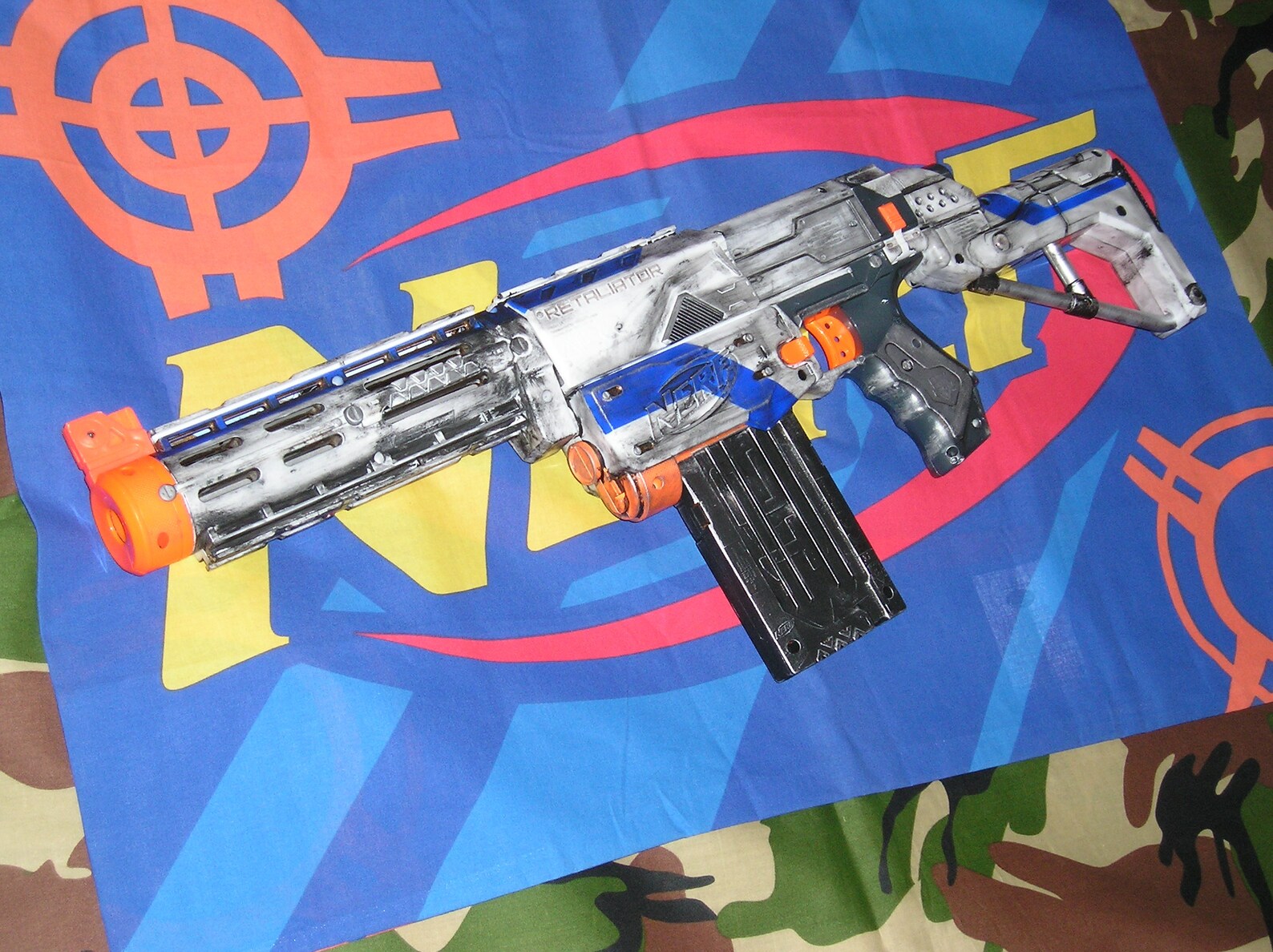 Nerf Retaliator Custom Modified Painted | Etsy
