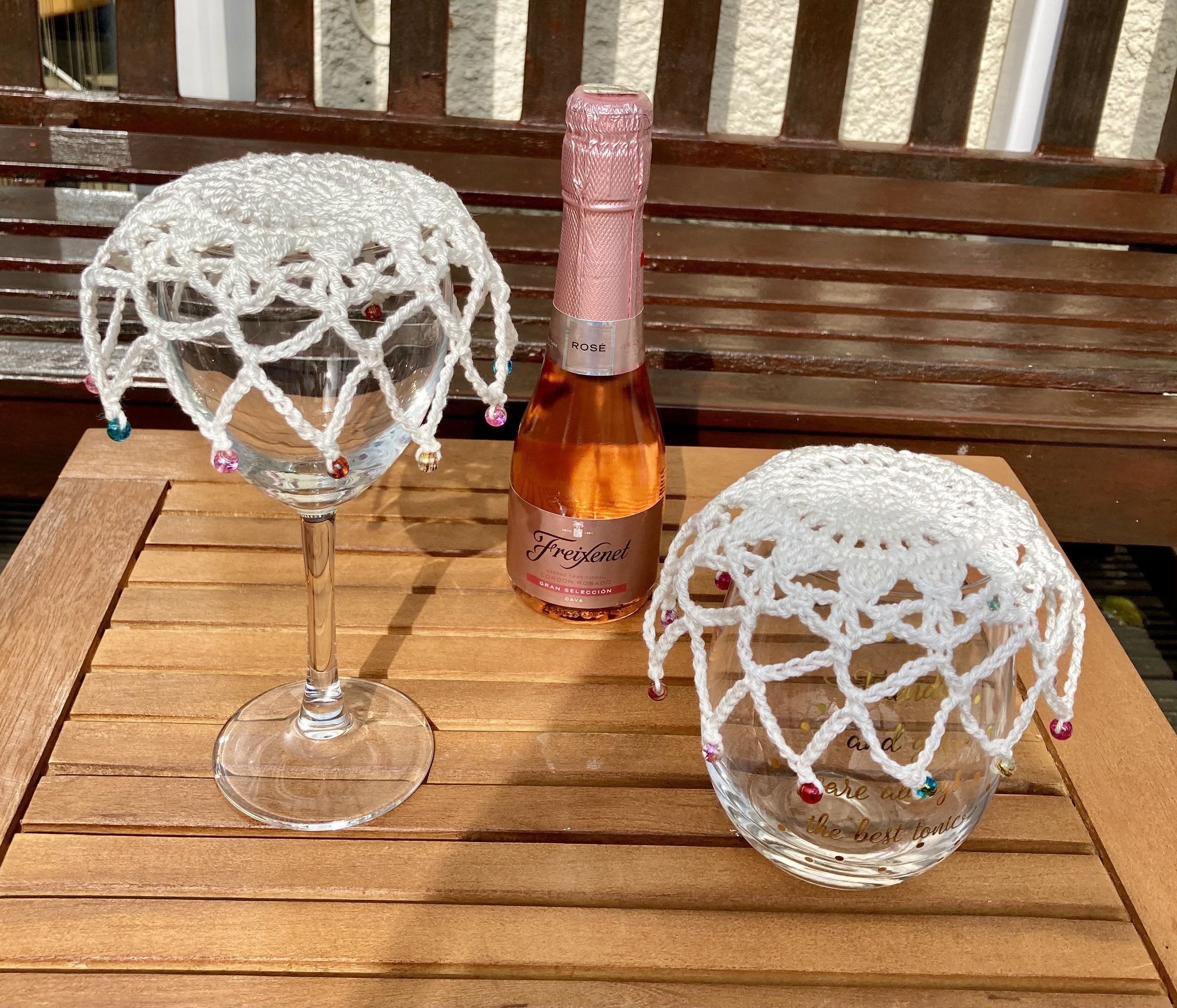 Beaded Crochet Glass Cover Wine Glass Cover Mug Cover Cup - Etsy Ireland
