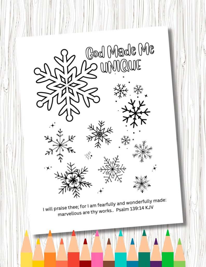 KJV Coloring Page | Digital Download | Fearfully & Wonderfully Made ...