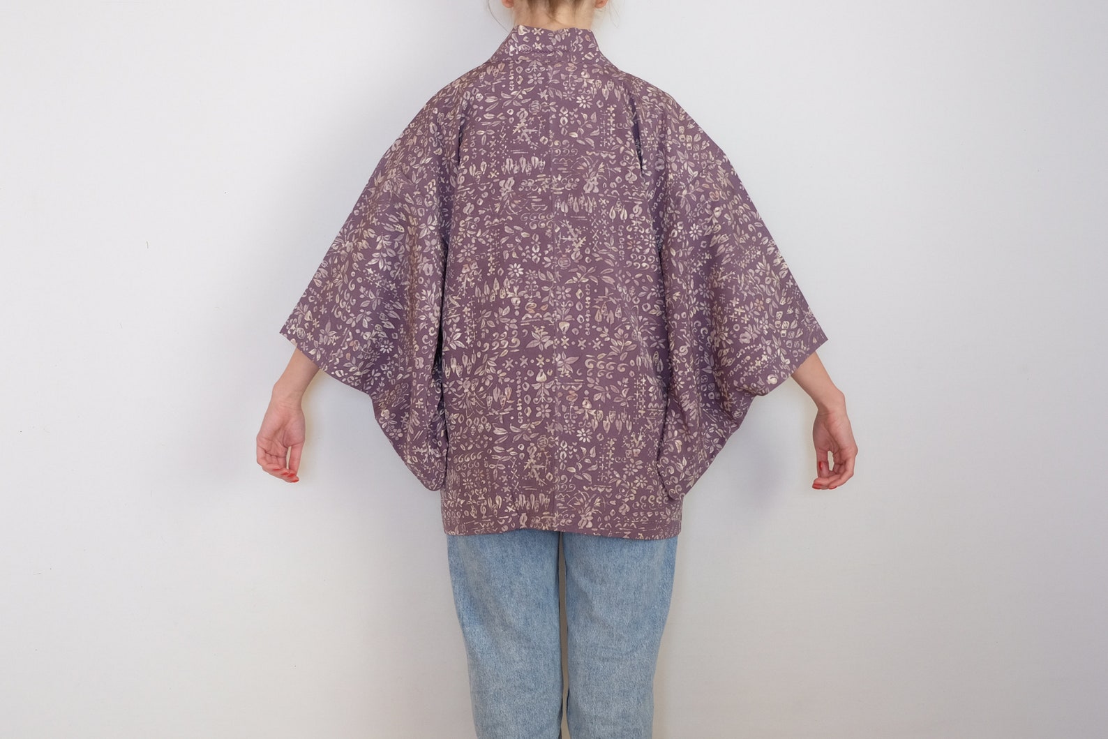 Floral Haori Violet Haori Haori for Women Vintage | Etsy