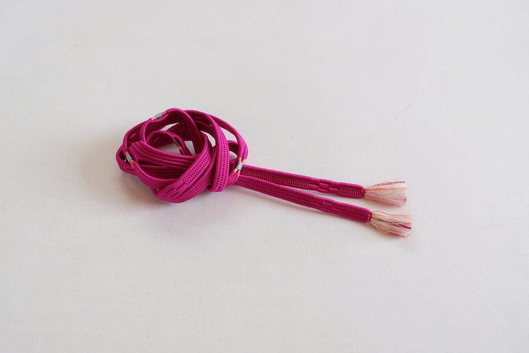 Flat Obijime - Beautiful Colors - Japanese Obijime Belt - Silk Obijime ...