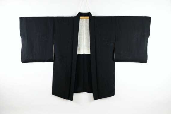 black haori delicate japanese - Gem