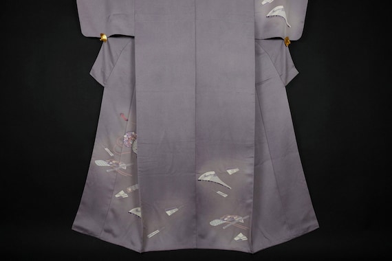 Violet Kimono Traditional Japanese Motifs | Etsy