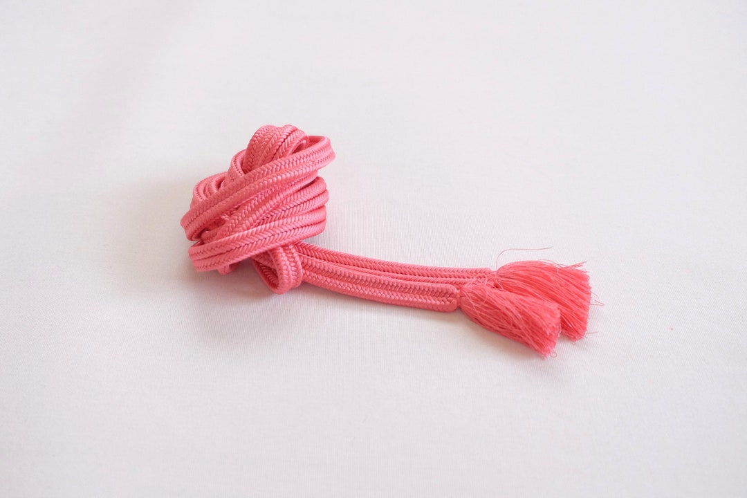 Flat Obijime - Pink Obijime - Kimono Accessories - Silk Obijime ...