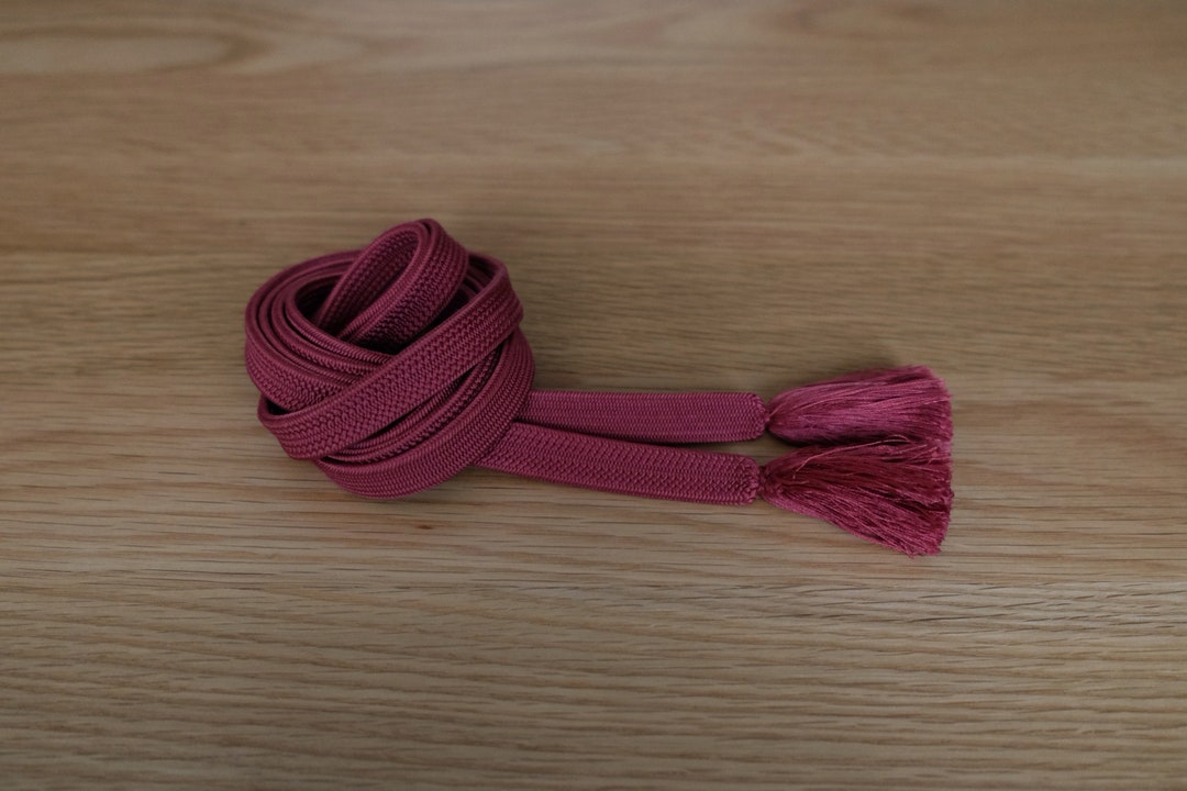Pale Rose Obijime Flat Obijime Kimono Obijime Belt Japanese Kimono ...