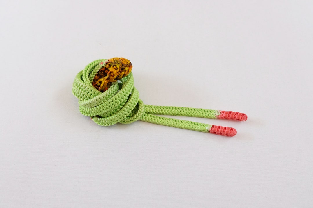 Green Obijime - Excellent Condition - Round Obijime - Kimono ...