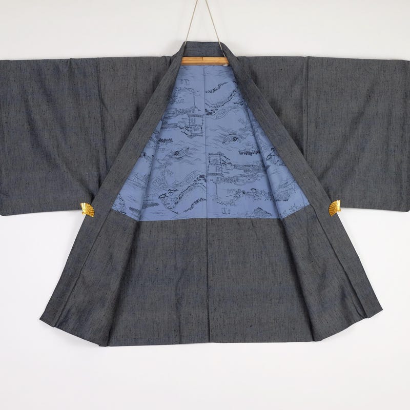 Vintage Haori Men Silk - Etsy