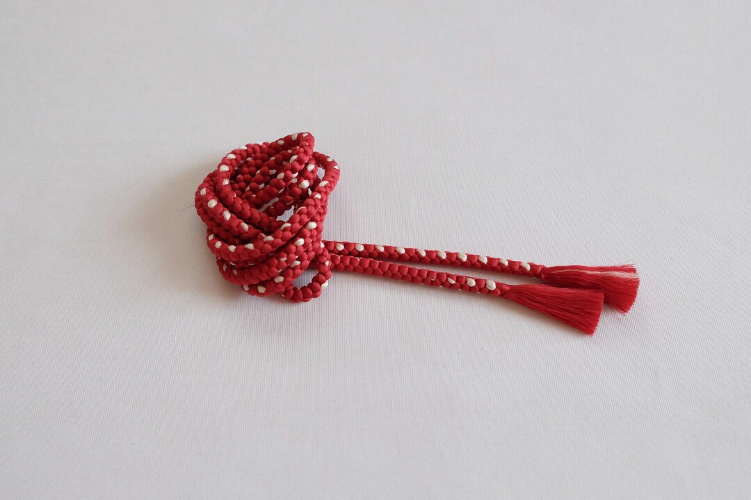 Round Obijime With Two Colors Kimono Accessories Authentic Japanese ...