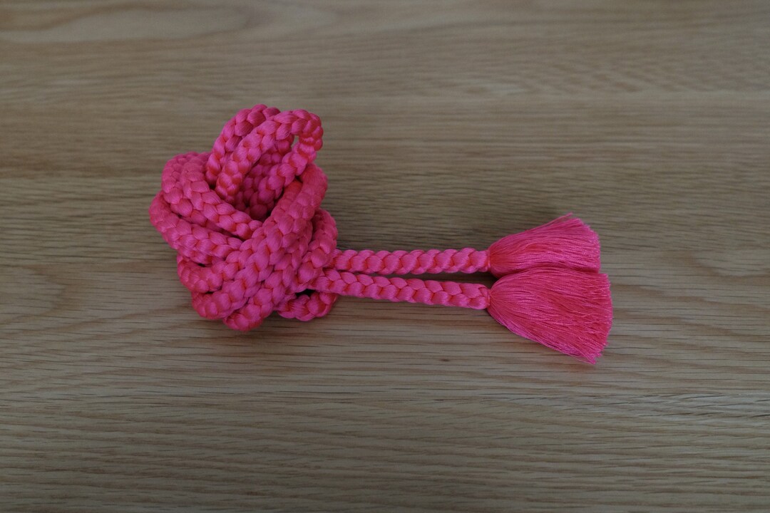 Pink Obijime - Round Obijime - Vivid Colors - Kimono Accessories ...