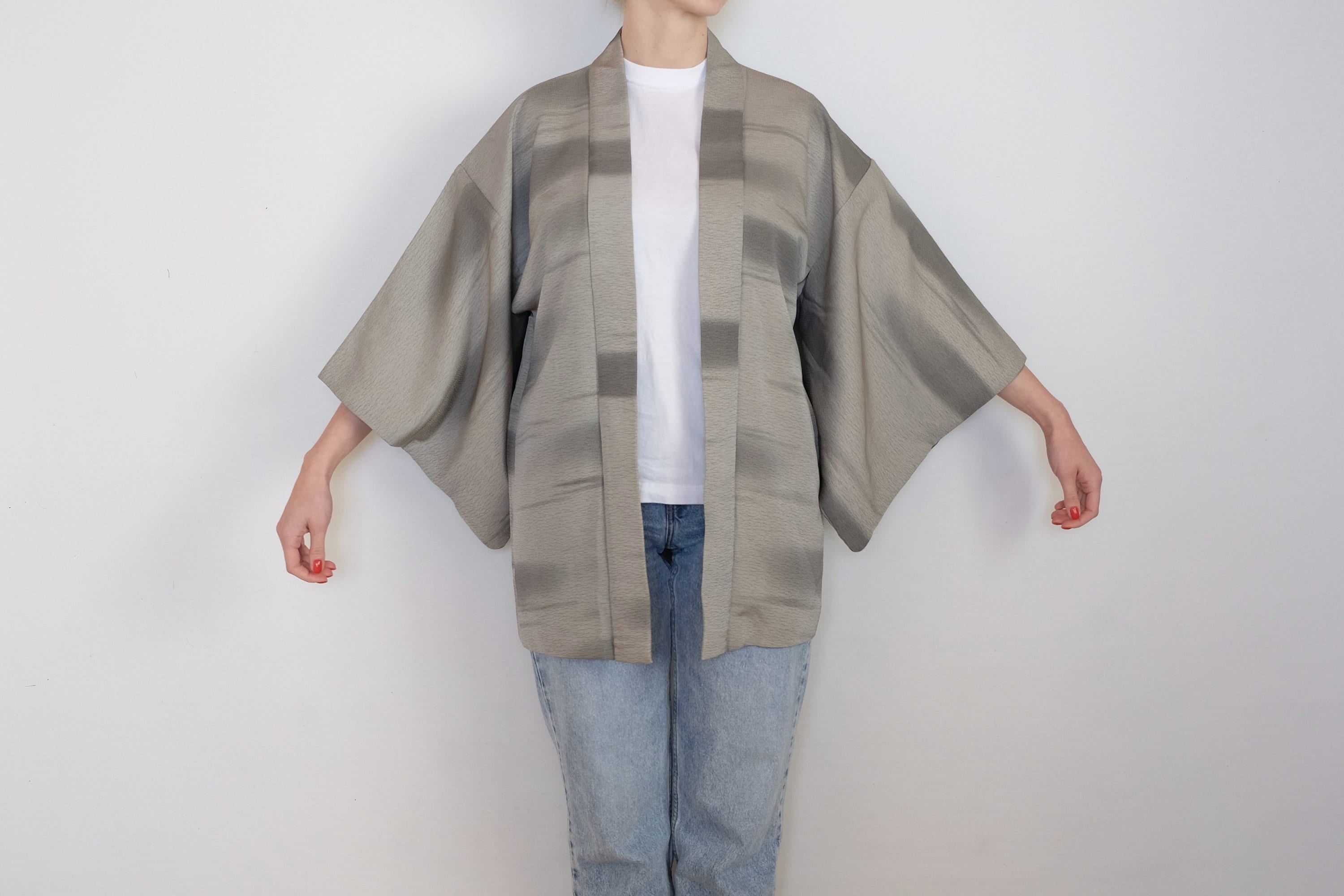 Shibakusa Motif Haori Gray Haori Haori for Women Vintage - Etsy