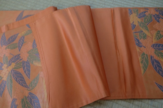 Gorgeous Floral Obi Sash - Pastel Colors - Fukuro Obi… - Gem