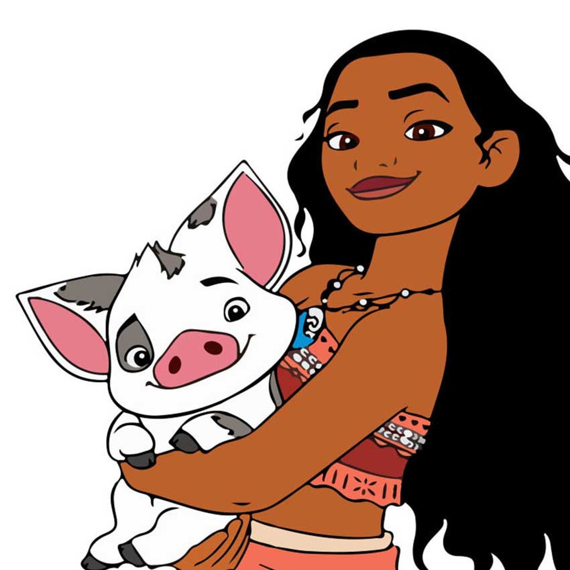 Pua Moana Quote Print Pua The Pig Moana Movie Wall Art | Etsy