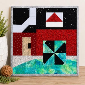 The Mill Quilt Block Pattern - Etsy Australia
