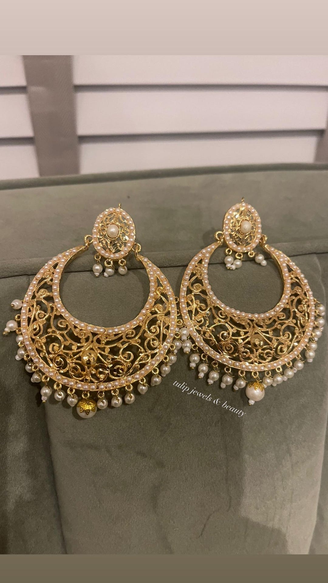 Hyderabadi Jewellery Pakistani Designer Jewellery Big Size Jadu Jewellery Chandballi Balla ...