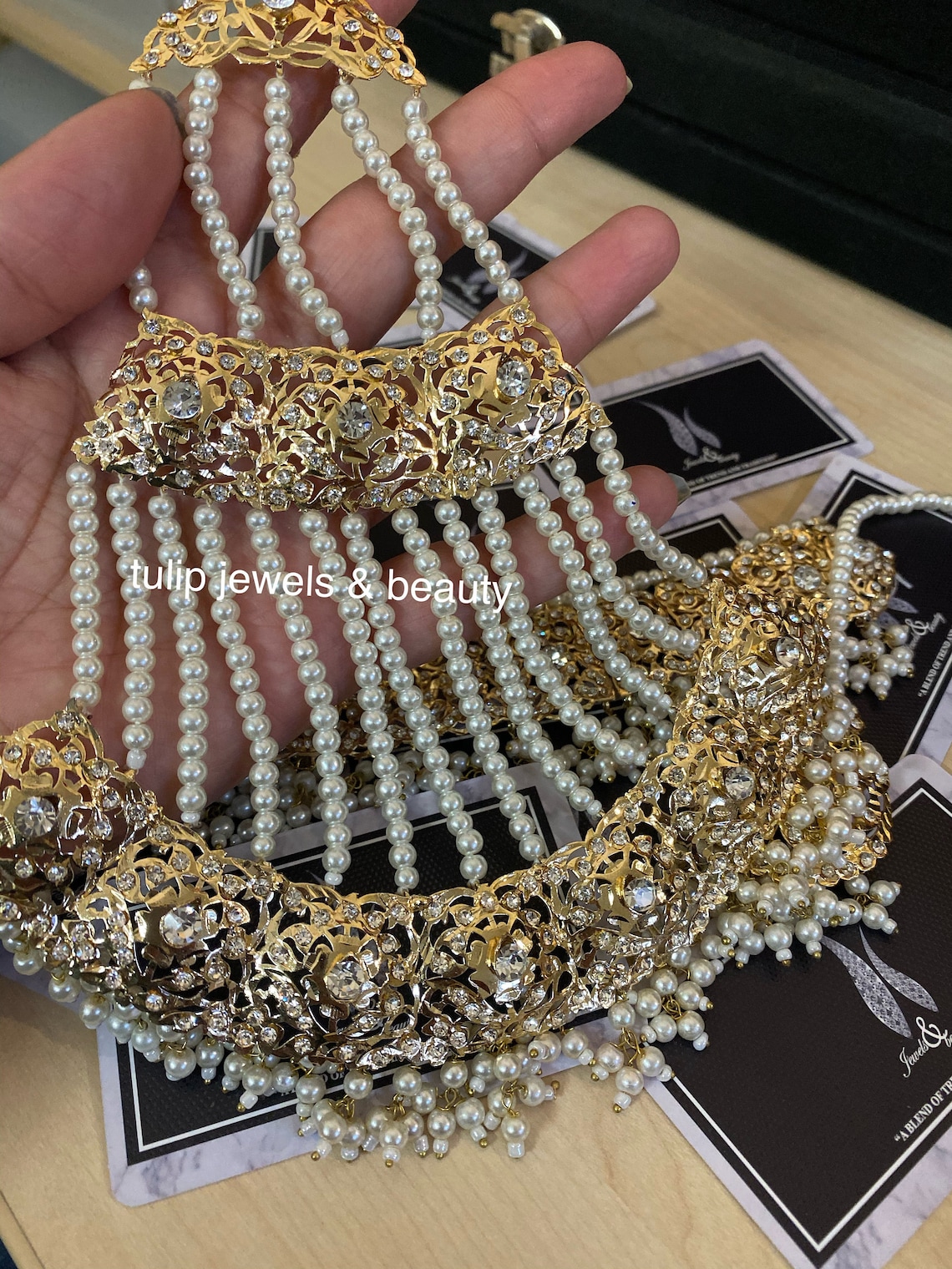 Buy Tridional Indian Pakistani Jadu Jewellery Ethnic Choker Set Online ...