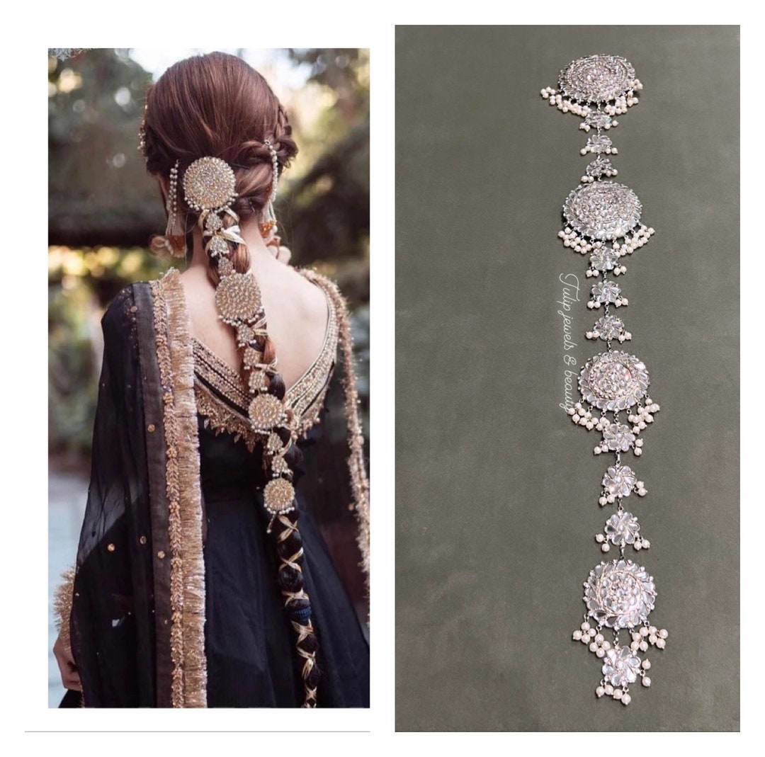 Paranda, Hair Jewelry, Kundan Jewelry, Indian Jewelry, Pakistani ...