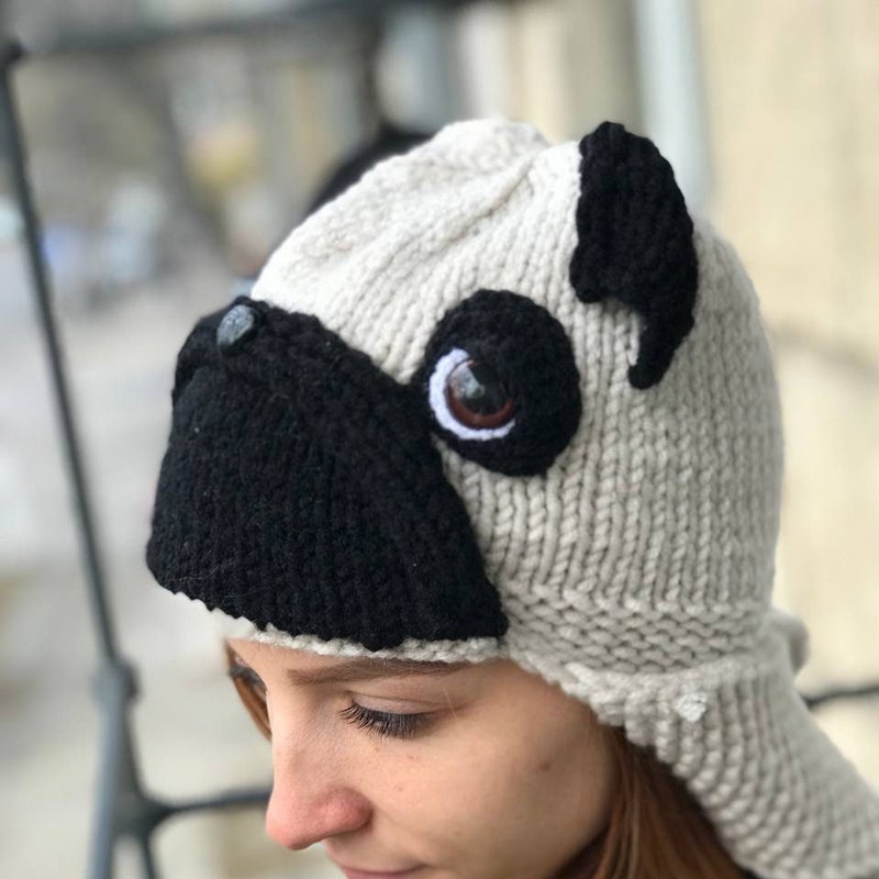 Pug Hat - Etsy