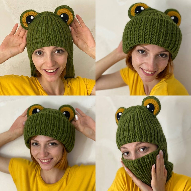 Frog Mask - Etsy