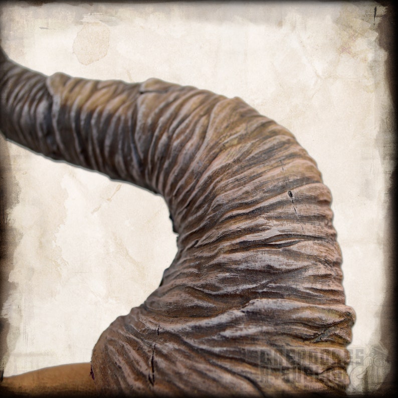 Tiefling, Dragon, Faun, Maleficent Horns for LARP, Cosplay, Etc ...