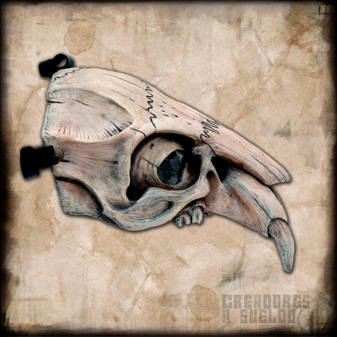 Flexible Rat Skull Mask for LARP Skaven Warhammer Fantasy - Etsy