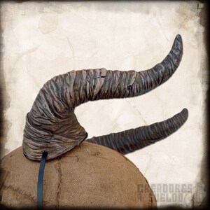 Tiefling, Dragon, Faun, Maleficent Horns for LARP, Cosplay, Etc ...