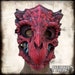Tiamat Dragon Bone Flexible Skull Mask or Shoulderpad. LARP , Barbarian ...