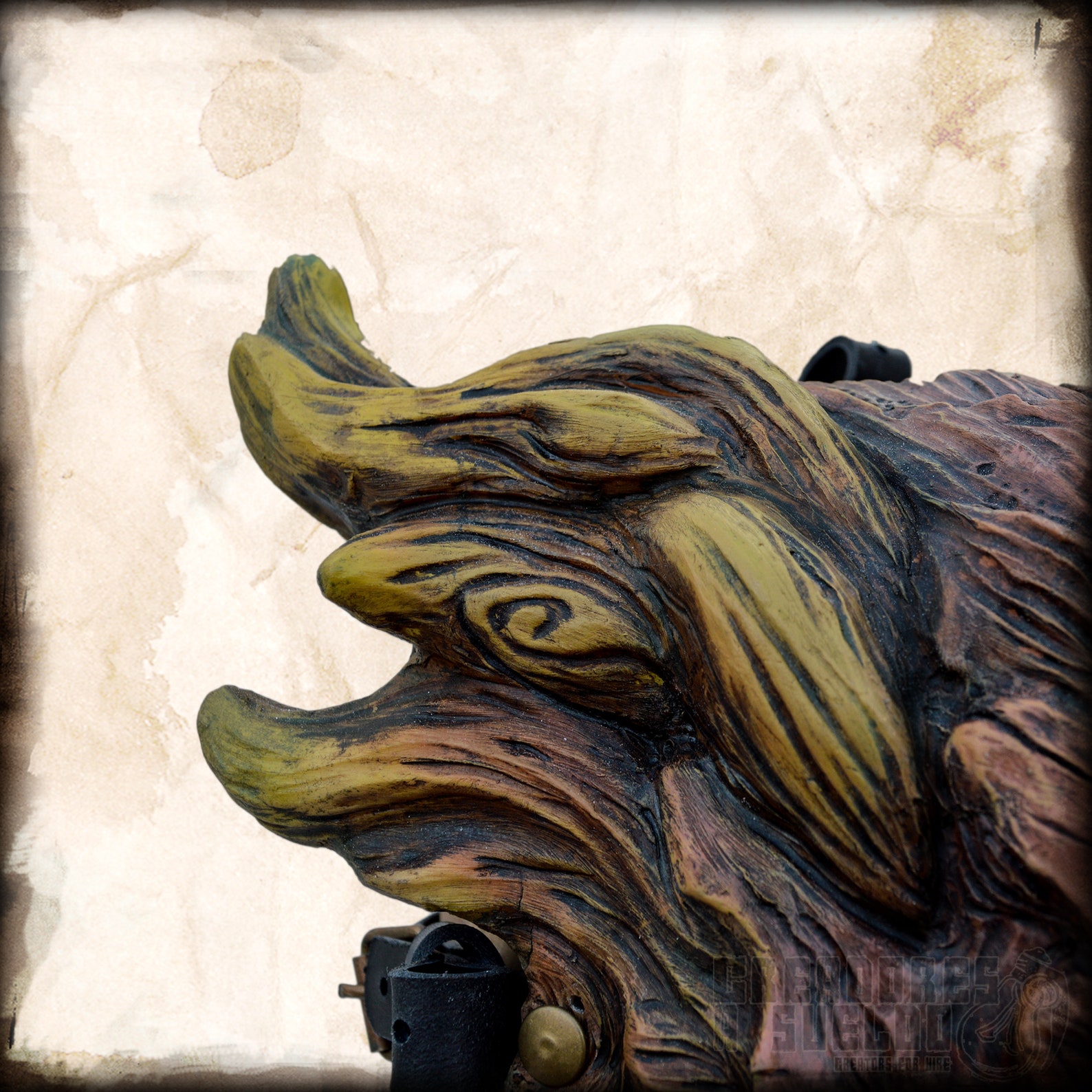 Druid Dryad Forest Guardian Mask for Larp Rev Cosplay - Etsy