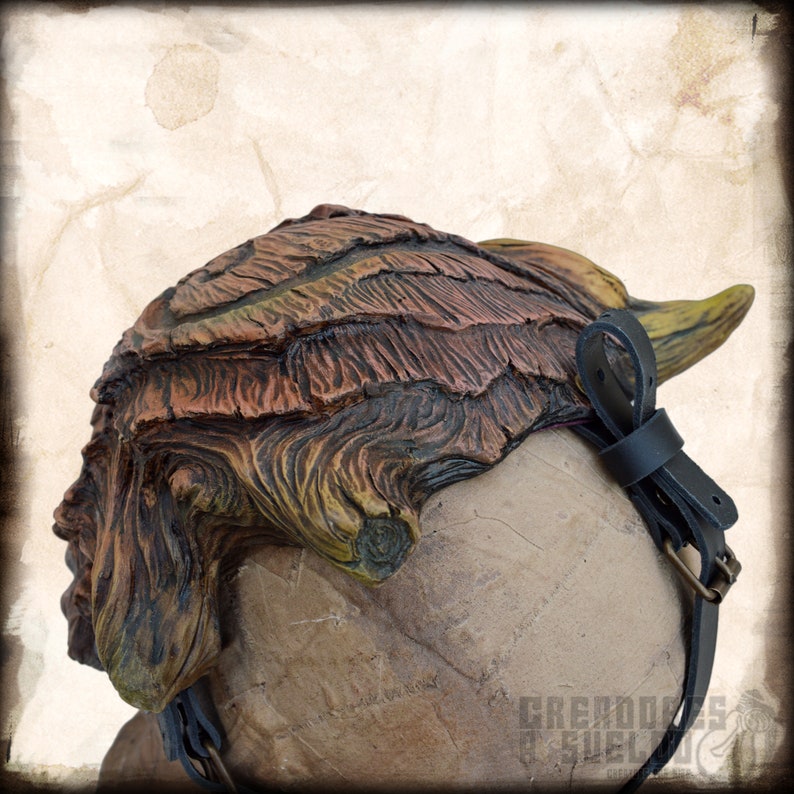 Druid Dryad Forest Guardian Mask for Larp Rev Cosplay - Etsy