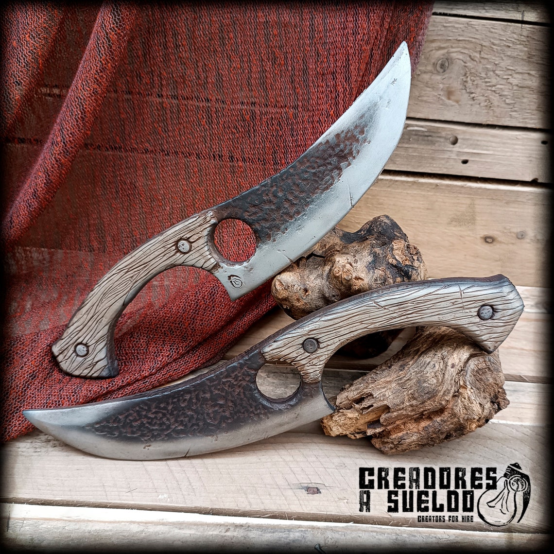 Medieval LARP Dagger, Foam Knife, the Fish Ripper - Etsy