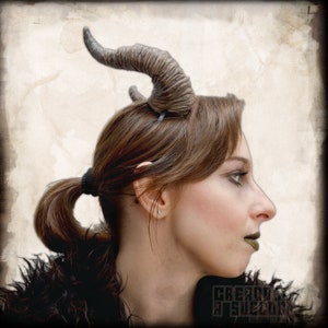 Tiefling, Dragon, Faun, Maleficent Horns for LARP, Cosplay, Etc ...