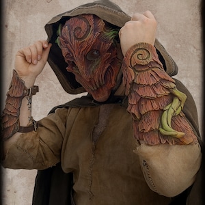 Druid Dryad LARP Bracers - Handcrafted Fantasy Armor for Live Action ...