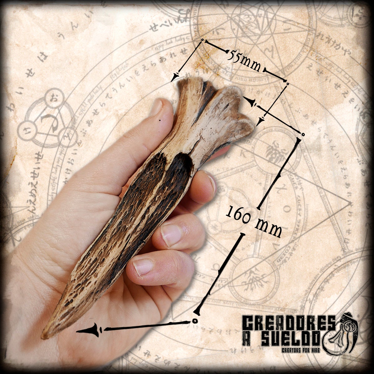 LARP Magic Foam Spell Packet: Tribal Bone Dagger bundle - Etsy