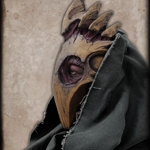 Cthulhu Mythos: Hastur the Yellow King Cultist Skull Mask for Larp Rev ...