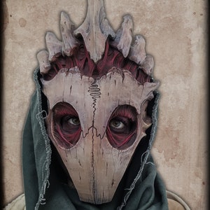 Cthulhu Mythos: Hastur the Yellow King Cultist Skull Mask for Larp Rev ...