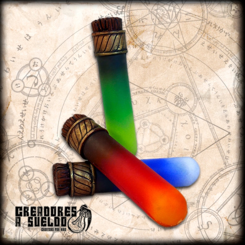 LARP Magic Foam Spell: Alchemical Vial bundle Avaliable - Etsy