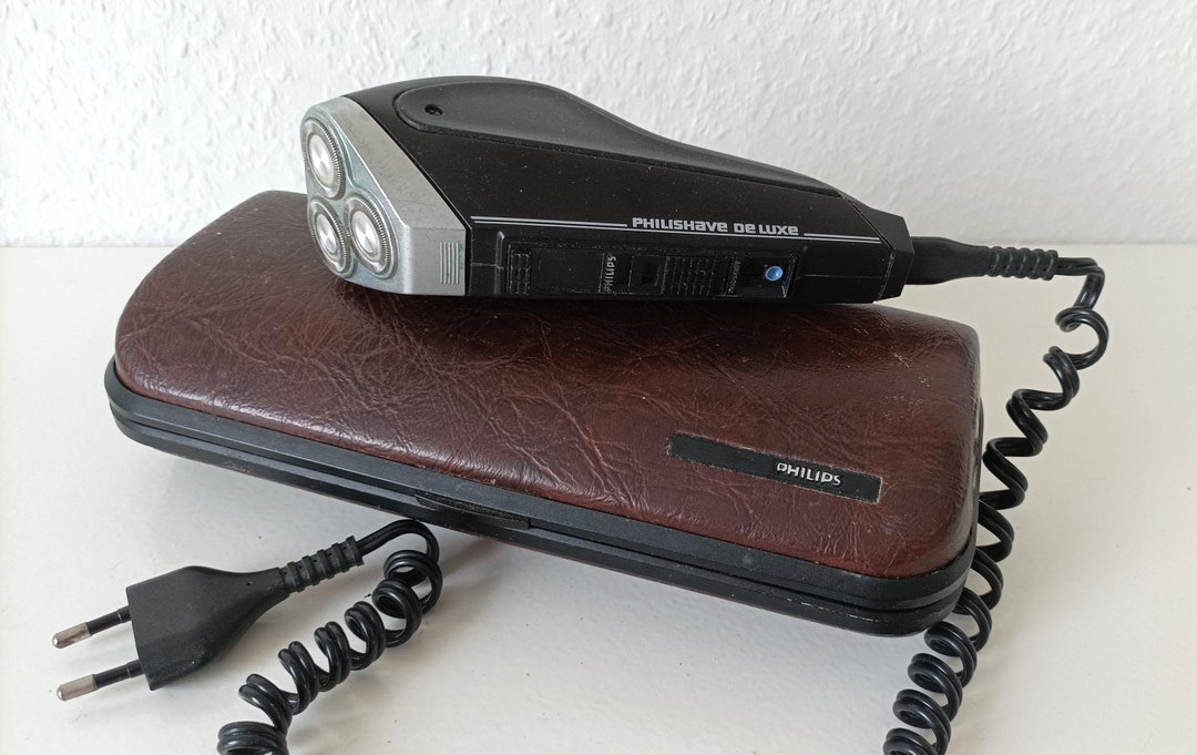 Electric Razor Philips With Case, Vintage Electric Shaver Philishave De ...