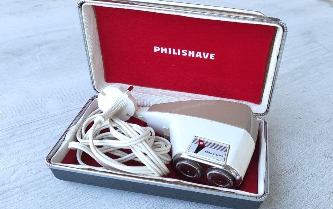 Vintage Electric Razor Philips With Case Electric Shaver - Etsy