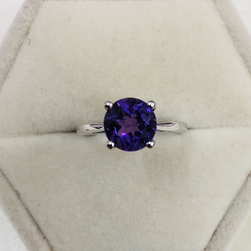 Amethyst Ring - Etsy