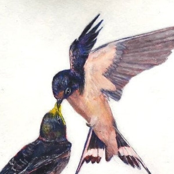 Swallow in Flight - Etsy