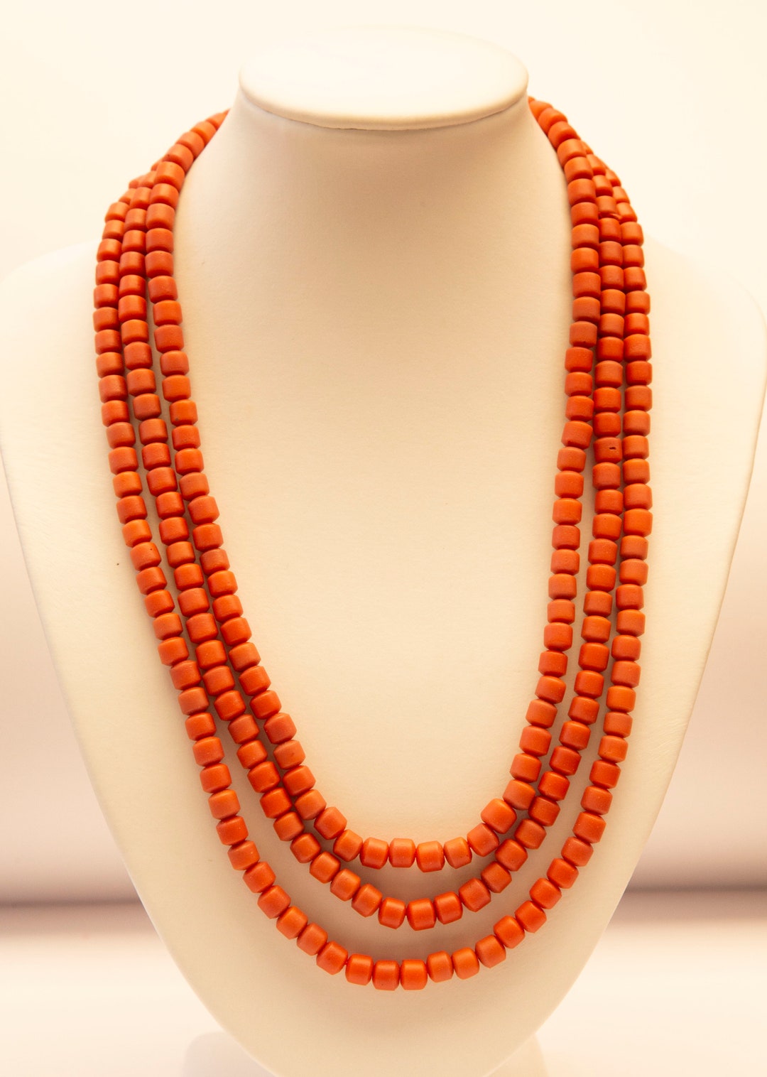 Collana In Corallo Rosso Autentico Antico con Serratura a - Etsy Italia