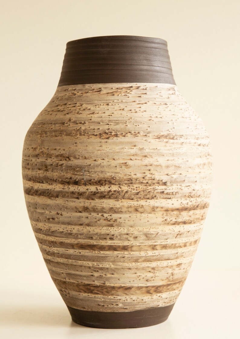 Ravelli Dutch Ceramic Vase Dutch Pottery Birch Bark Series | Etsy