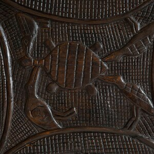 Vintage African Hand Carved Wooden Wall Panel Senufo Tribe - Etsy