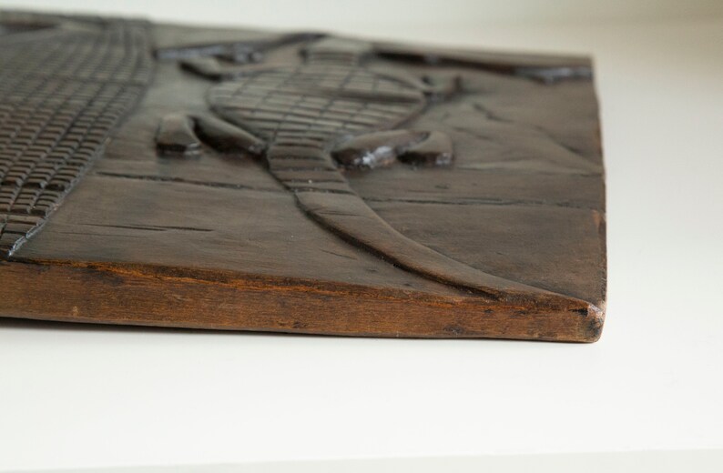 Vintage African Hand Carved Wooden Wall Panel Senufo Tribe | Etsy